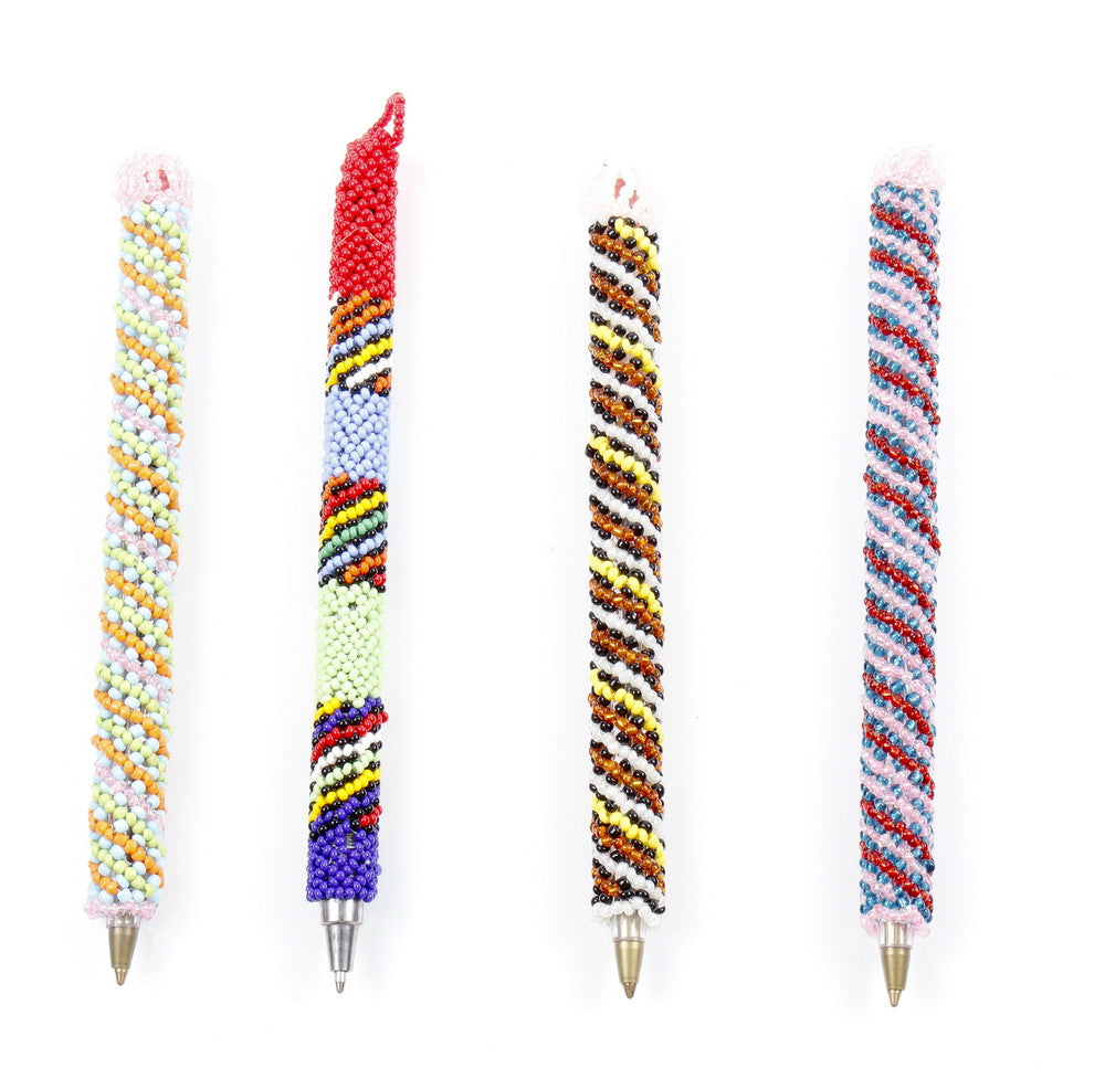 Beaded Pen Cover with Pen – LivAfrika