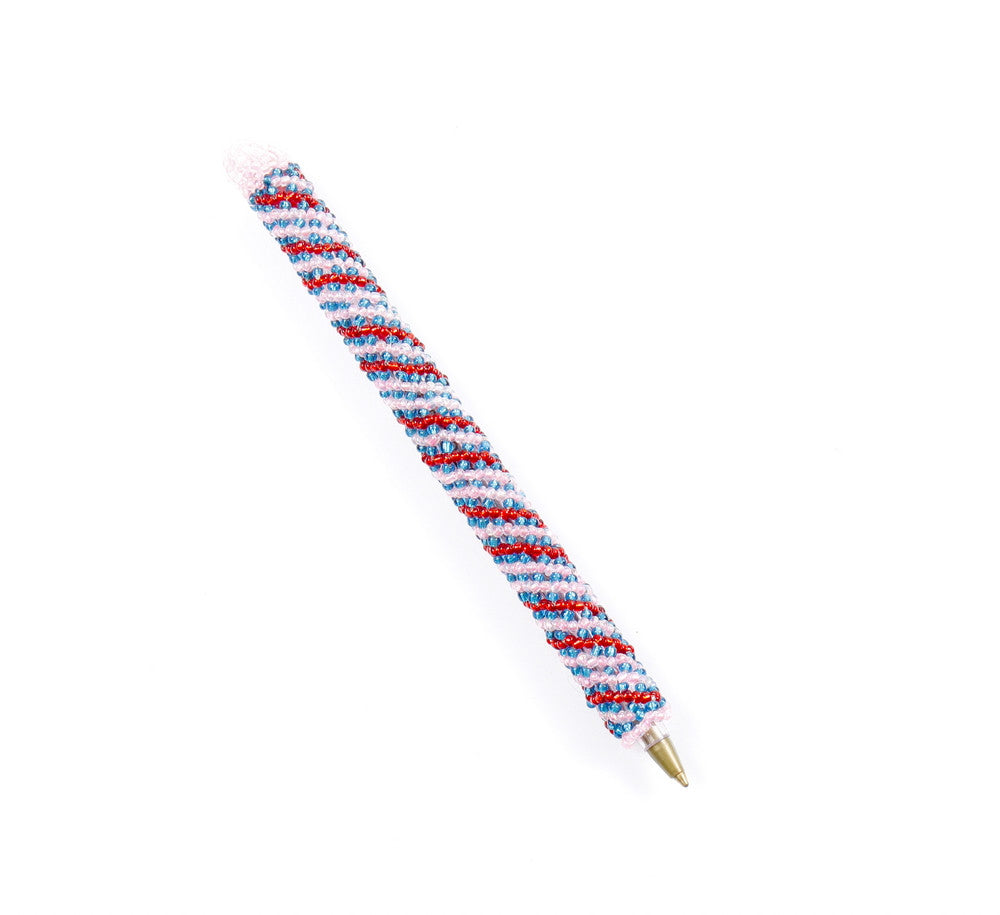 Beaded Pen Cover with Pen – LivAfrika