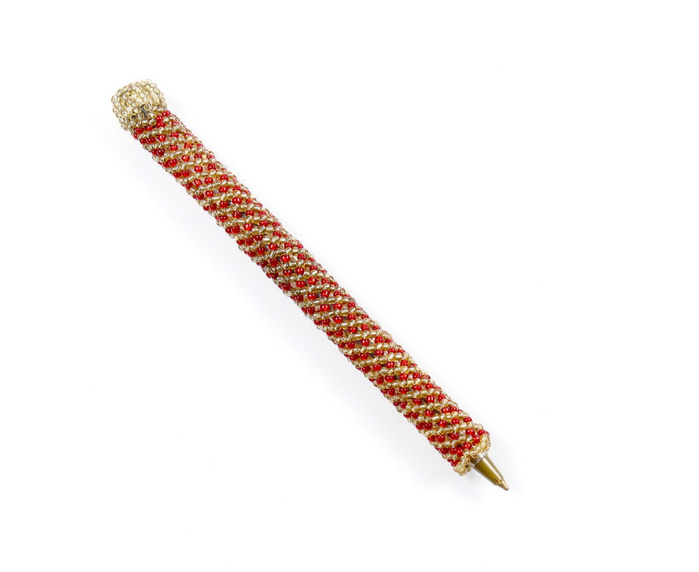 Beaded Pen Cover with Pen – LivAfrika